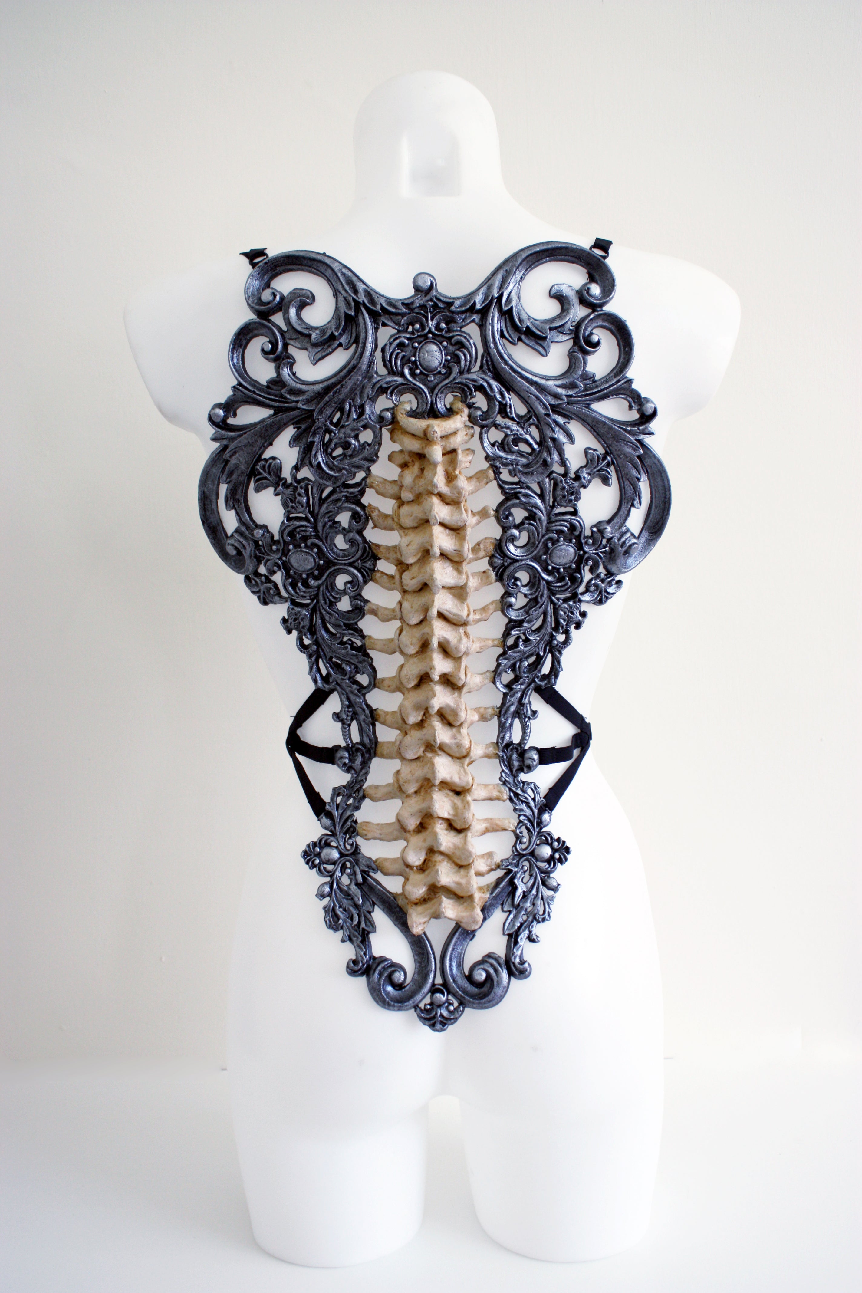 Silver and Bone Spine – Aconite Creations